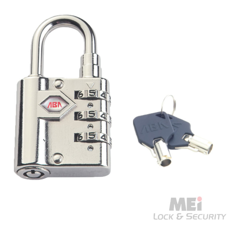 Combination Padlock with Tubular Key